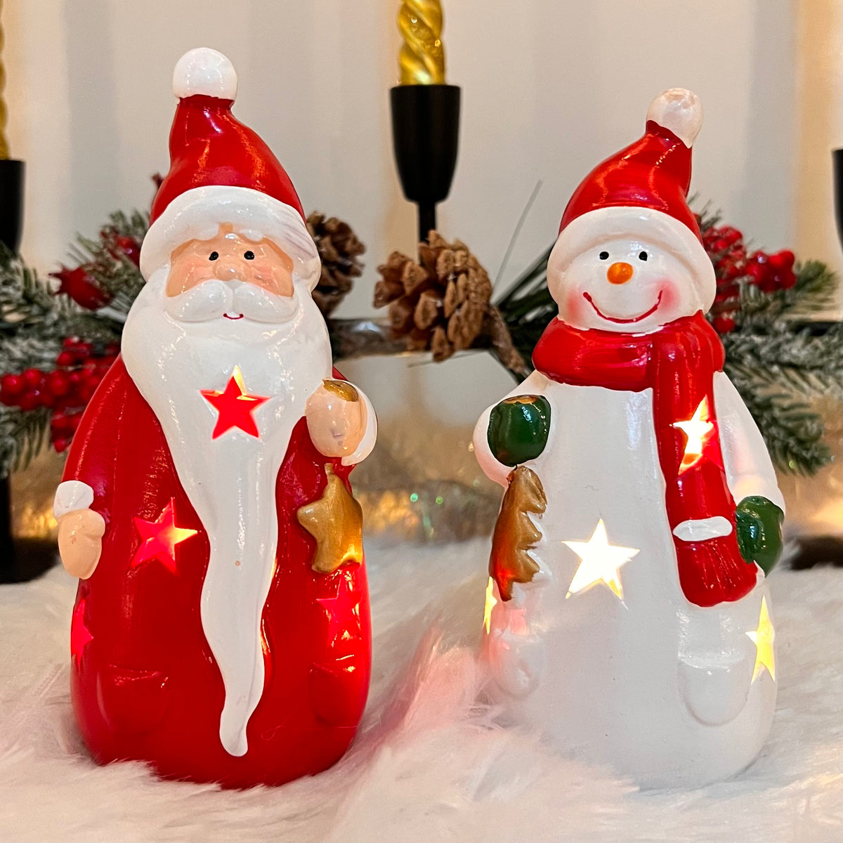 Santa Snowman LED Surprise – Timaya's Decor